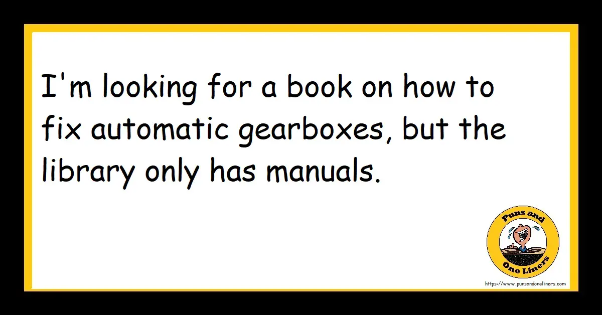 Book Jokes - Puns And One Liners