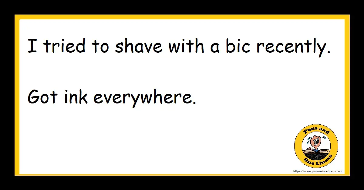 Ink Jokes - Puns And One Liners