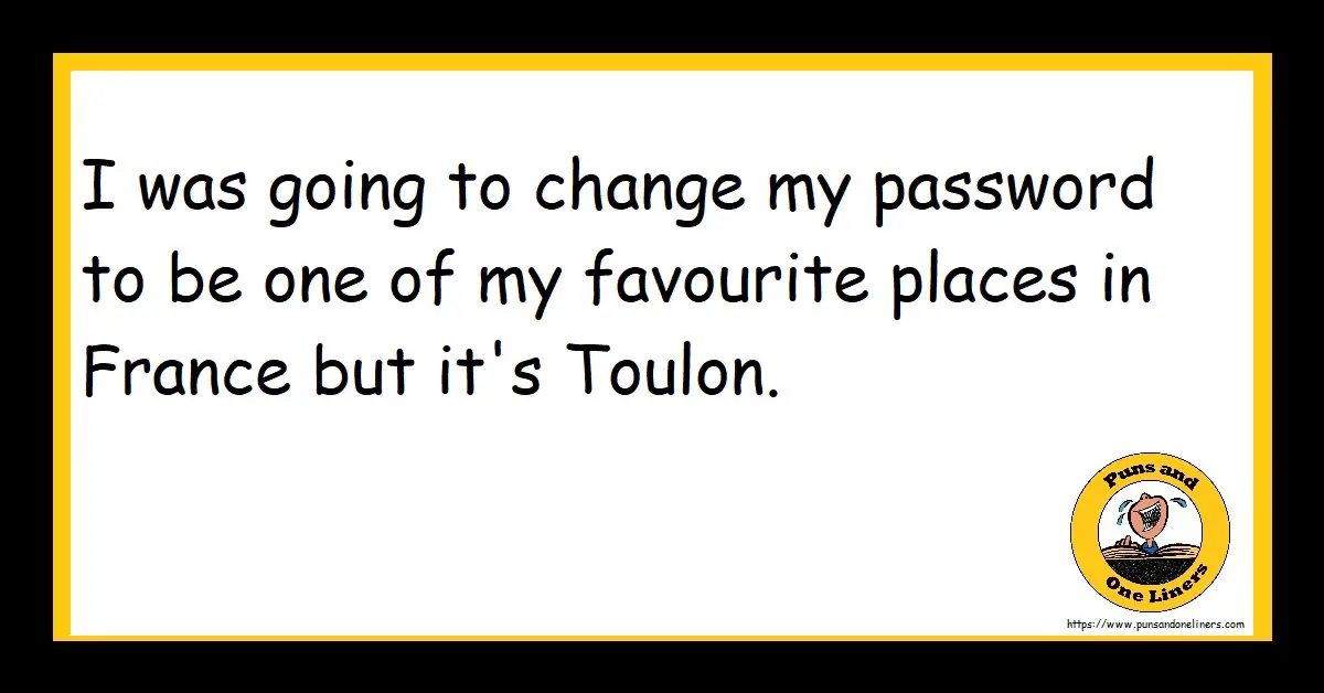 Password Jokes - Puns And One Liners