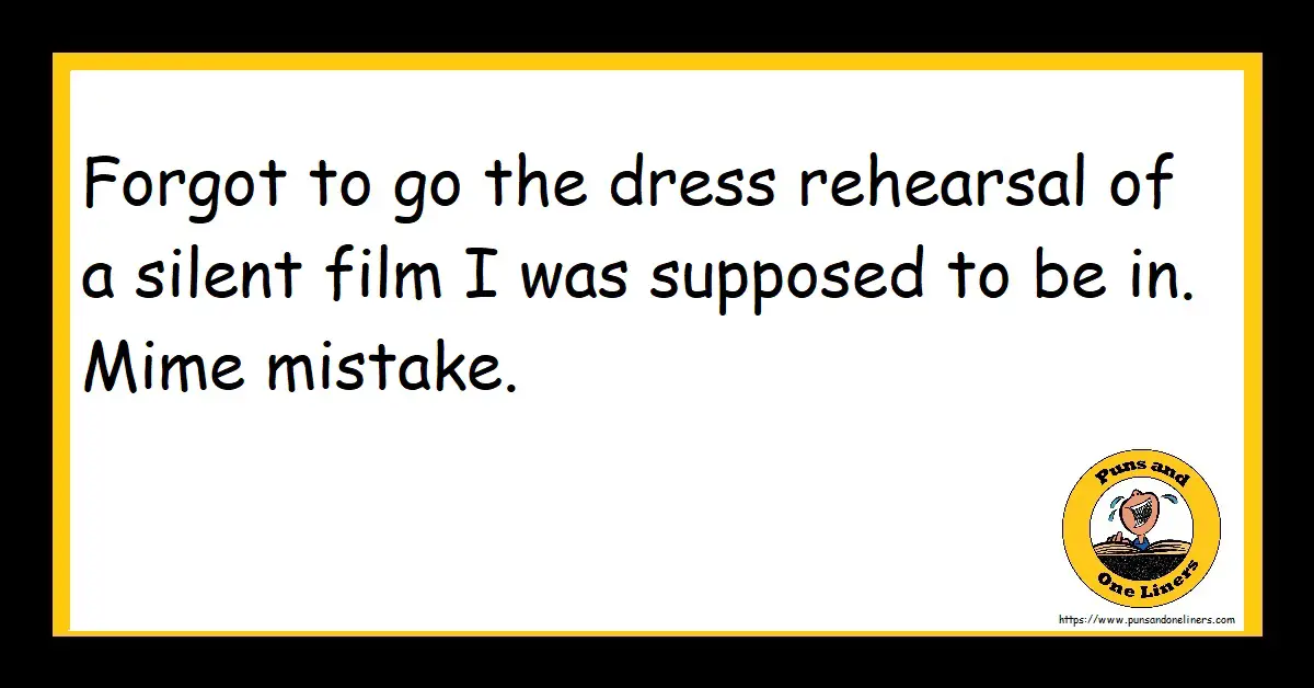 Mime Jokes - Puns And One Liners