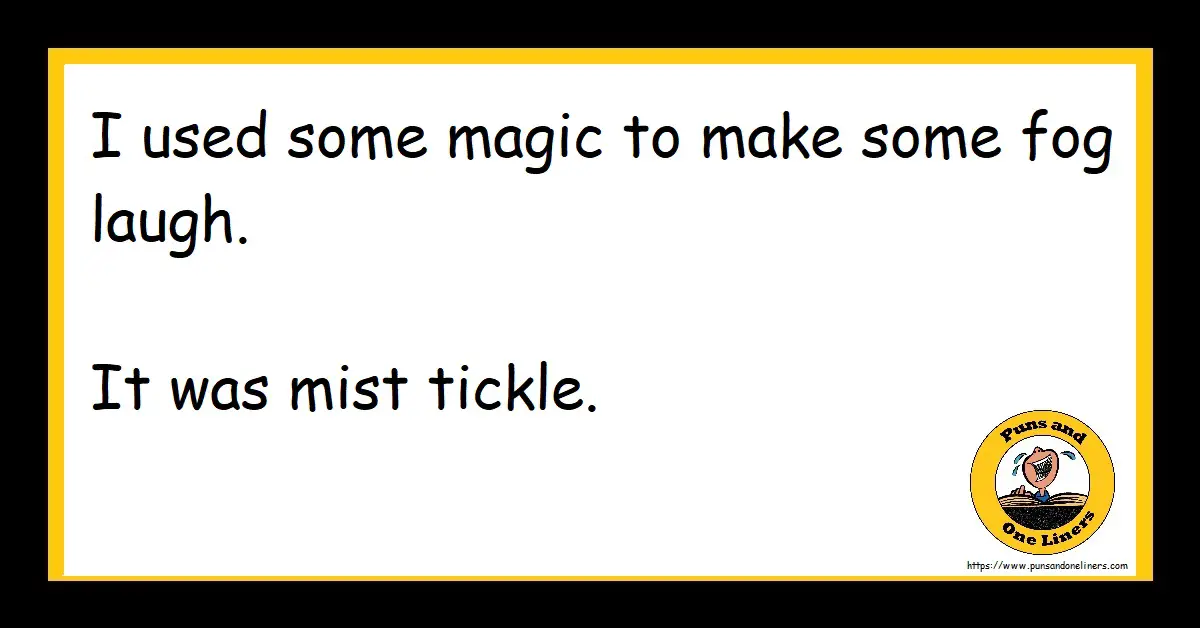 Fog Jokes - Puns And One Liners
