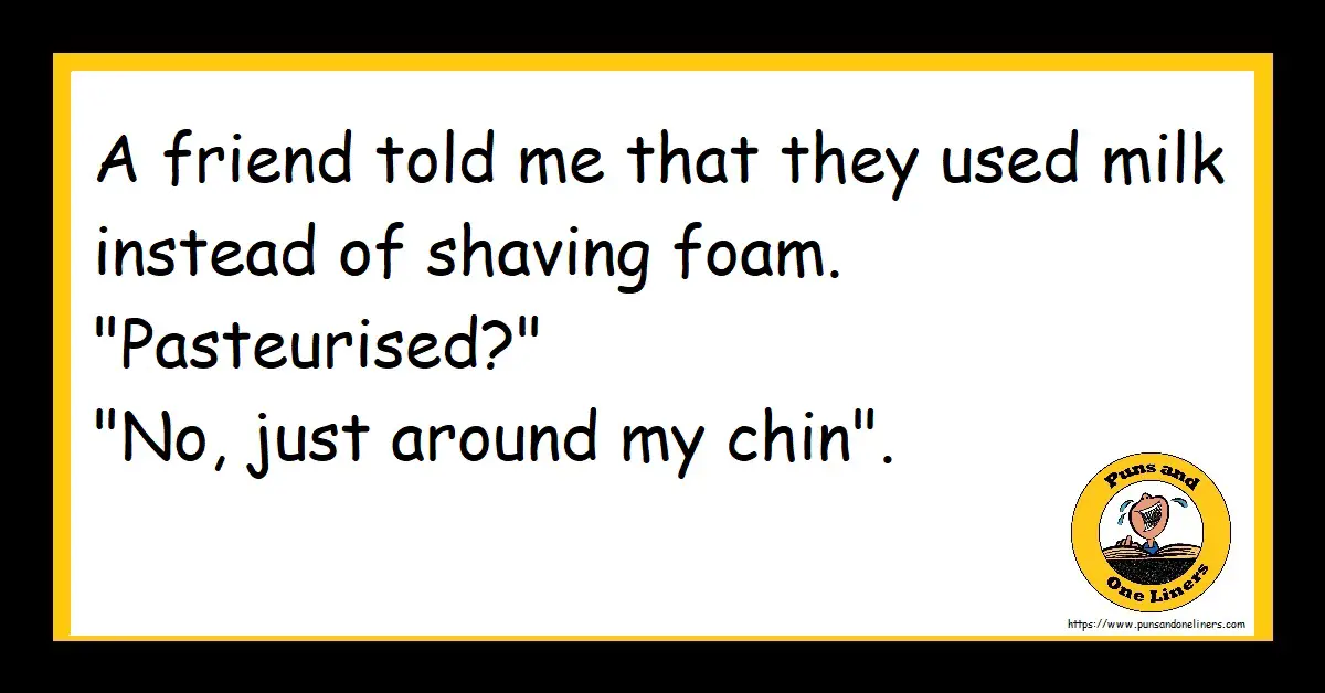 Shaving Jokes - Puns And One Liners