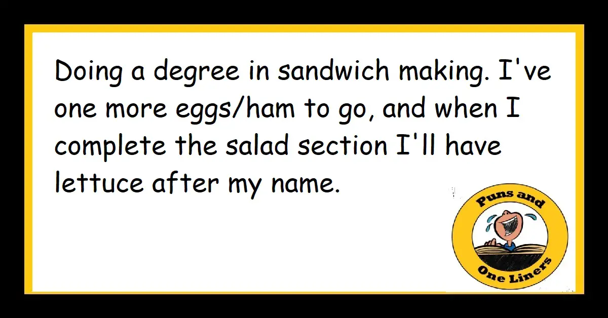 Degree Jokes - Puns And One Liners