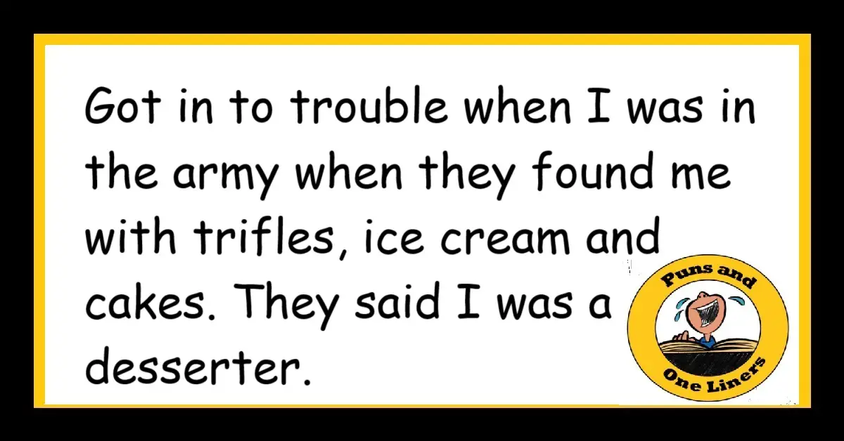 Trifle Jokes - Puns And One Liners