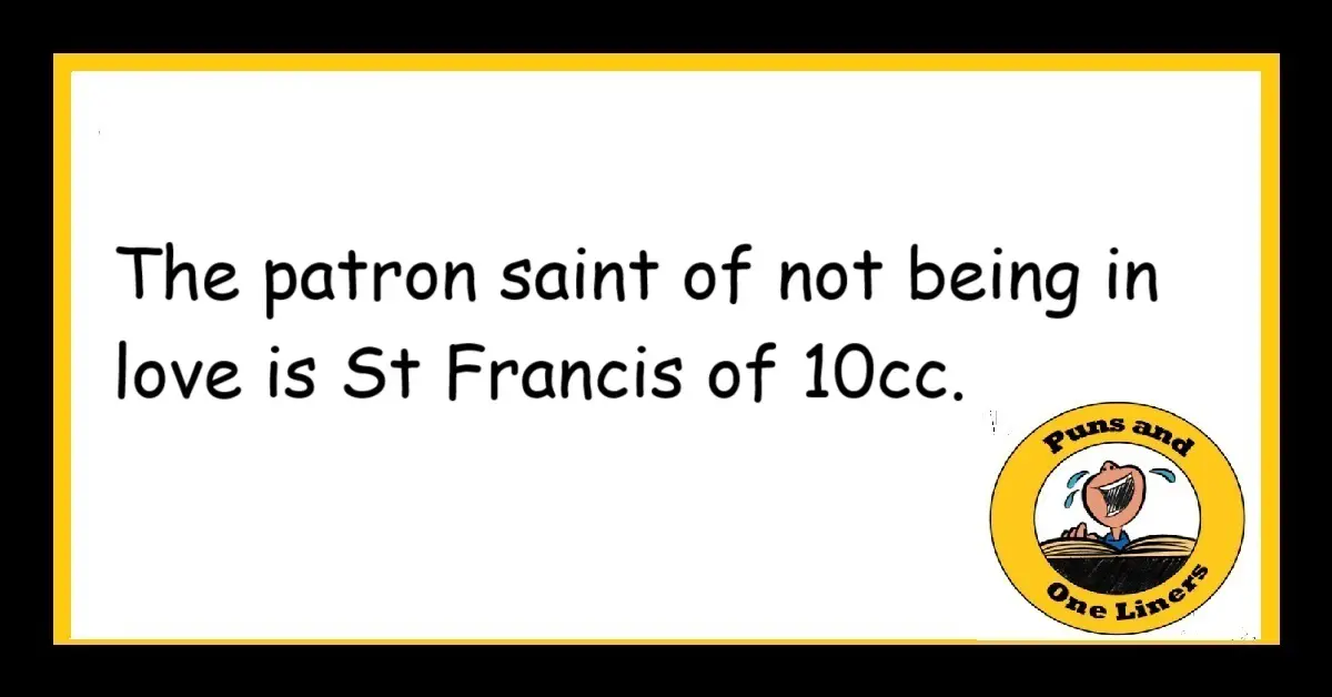 Saint Jokes - Puns And One Liners