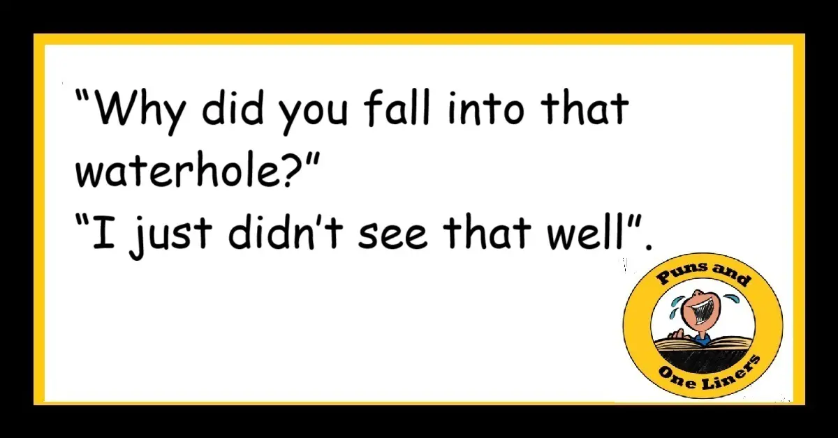 Well Jokes - Puns And One Liners